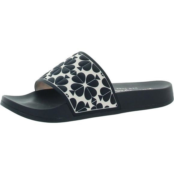 kate spade | Shoes | Kate Spade New York Womens Olympia Navy Logo Sip ...